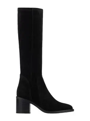Aquatalia Jasmina Weatherproof Knee High Boots - Black Suede
