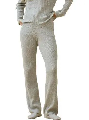 KIP Merino Cashmere Lounge Pants - Dove Grey