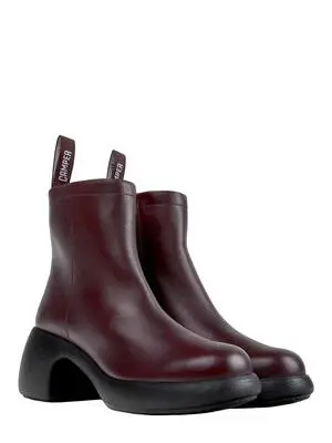 Camper Thelma Ii Platform Bootie - Burgundy