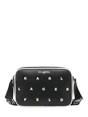 Karl Lagerfeld Paris Maybelle Crossbody Bag - Black/white