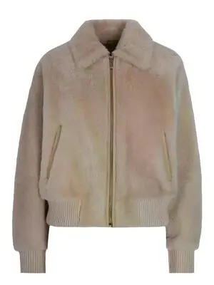 Max Mara Aloa Zip Jacket - Neutrals