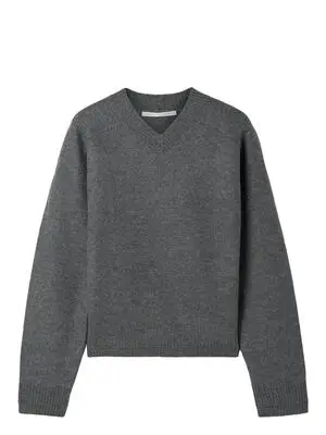 Maria Mcmanus Merino Wool Mélange Sweater - Gray