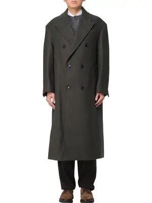 Ami Double Breasted Overcoat - Grey