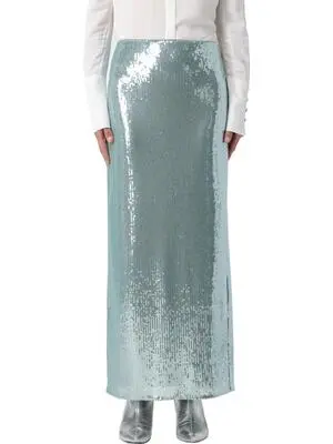 Patrizia Pepe Sequin Midi Skirt Mint