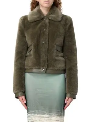 Patrizia Pepe Fur Coat - Military