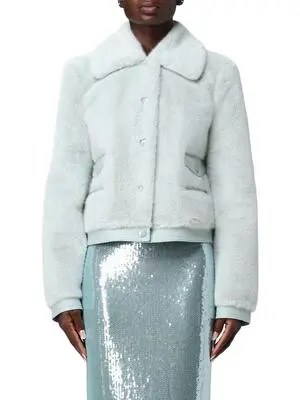 Patrizia Pepe Fur Coat - Mint