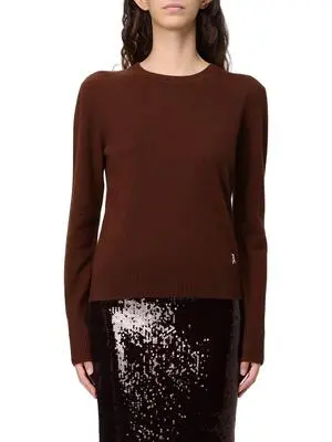 Patrizia Pepe Crewneck Sweater Brown