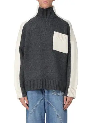 JW ANDERSON JW Anderson Knit Sweater With High Neck And Pocket Detail