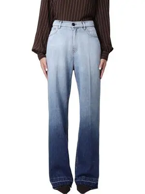 SEMICOUTURE Wide Leg Jeans - White