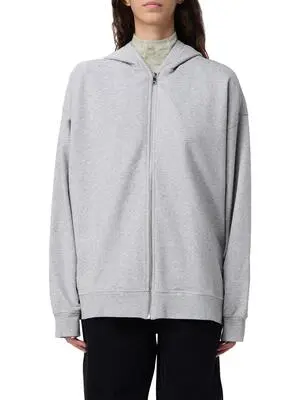 GANNI Full Zip Hoodie - Grey