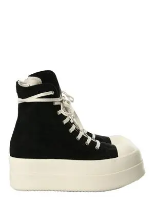 Rick Owens High Top Sneakers - Black