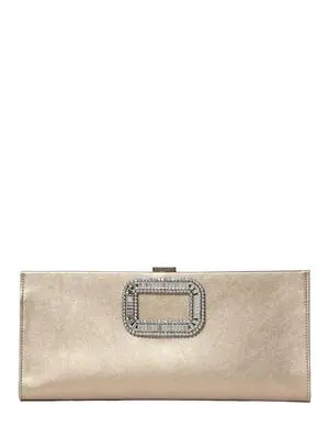 ROGER VIVIER Clutch - Yellow Cream