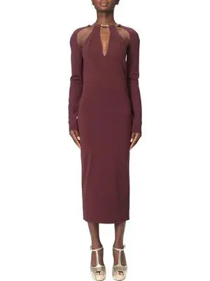 Elisabetta Franchi Sheath Dress - Wine