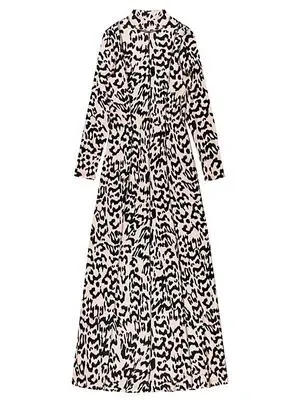 RO&ZO Leopard-print Maxi Dress - Multi