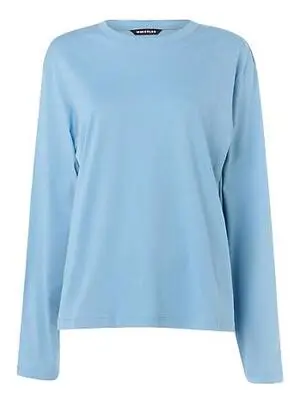 Whistles Relaxed-fit Round-neck Cotton-jersey T-shirt - Blue