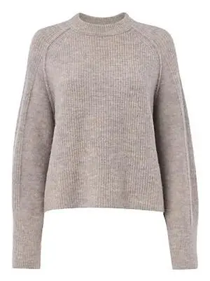 Whistles Ribbed Knitted Jumper - Cream