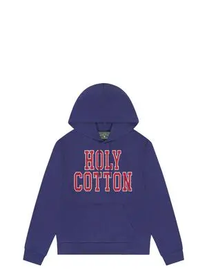 DENIM TEARS Holy Cotton Hoodie - Blue