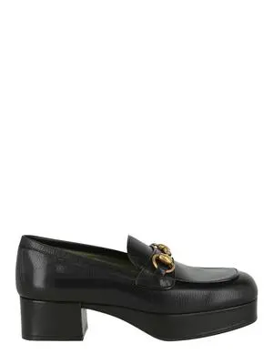 GUCCI Houdan Leather Platform Loafer