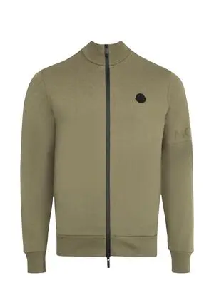 Moncler Zip Up Cardigan - Green