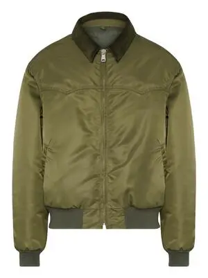 MAISON MARGIELA Bomber Jacket With Velvet Collar - Beige