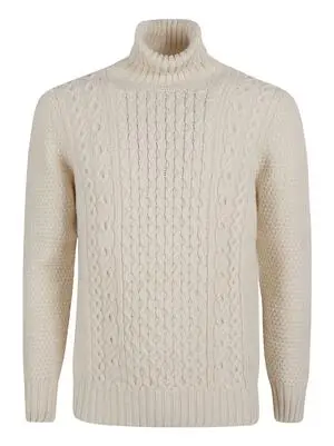 DRUMOHR Long-sleeve Turtleneck Sweater - White