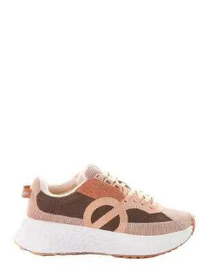 NO NAME Corduroy Panelled Sneakers - Brown