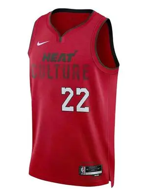 Nike Nba Heat 24/35 City Edition '22 Butler Jersey - Red