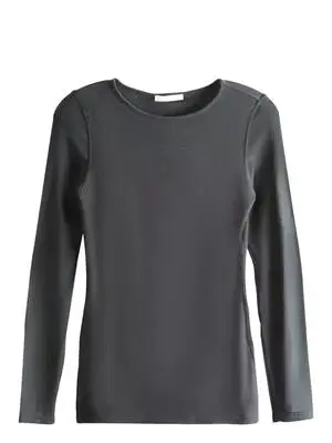 AMOMENTO Long-sleeve Top - Grey
