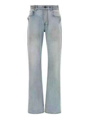 Balenciaga City Washed-out Denim Jeans - Blue