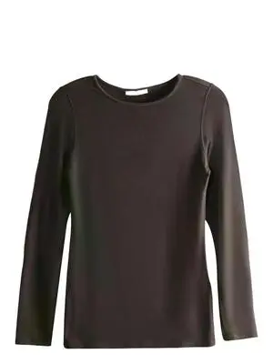 AMOMENTO Long-sleeve Top - Brown