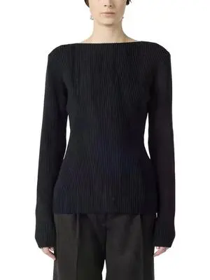 Our Legacy Ribbed Knit Sweater - Black