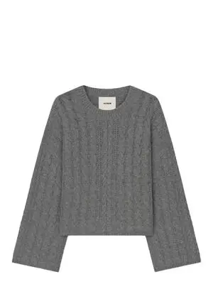 AERON Cable-knit Sweater - Grey