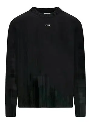 Off-White Crewneck Sweater - Black
