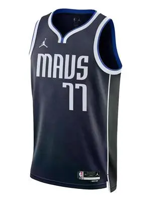 Nike Nba Mavericks Doncic 77 22/23 Statement Edition Jersey Tank Top - Blue