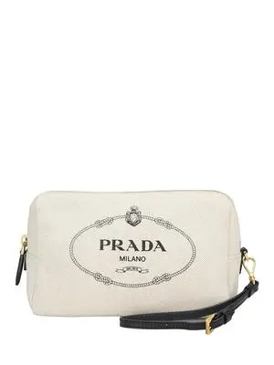 PRADA Logo Printed Pouch