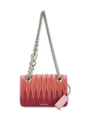 Miu Miu Nappa Leather Club Shoulder Bag - Multi