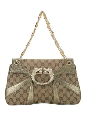 Gucci Original Gg Dragon Shoulder Bag - Gold