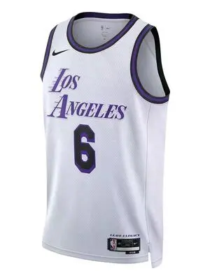 Nike Lebron James Los Angeles Lakers City Edition Tank Top - White