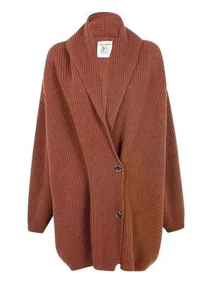 SEMICOUTURE Buttoned Cardigan - Brown