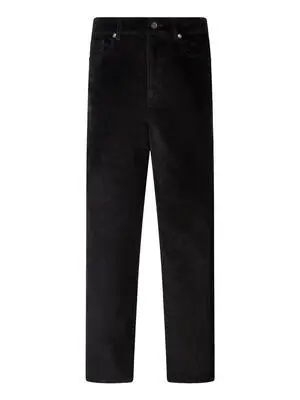 Liu Jo Balloon Velvet Trousers - Black