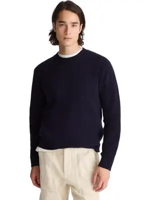 Madewell Crewneck Merino Wool Sweater - Navy