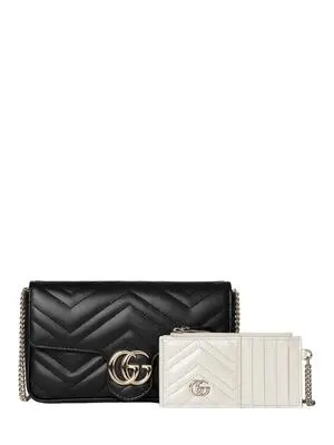 Gucci Gg Marmont Small Shoulder Bag - Black