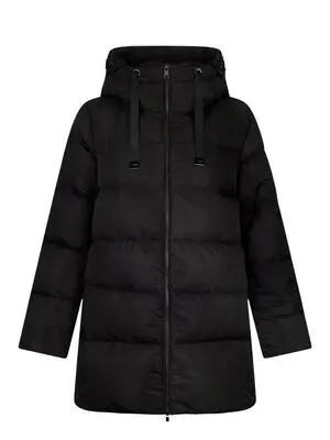 Liu Jo Quilted Hooded Down Jacket - Black