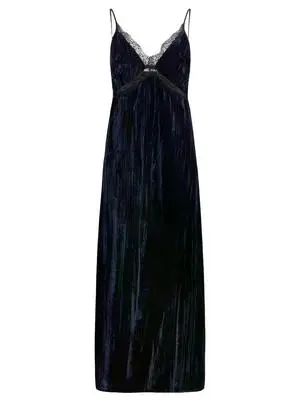 Liu Jo Lace Velvet Dress - Black