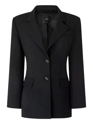 Pinko Belted Single-breasted Blazer - Black