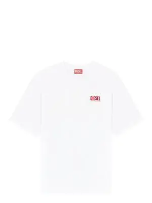 DIESEL Logo T-boxt-bisk T-shirt - White