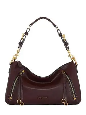 Rebecca Minkoff Small Rivington Leather Shoulder Bag - Sable