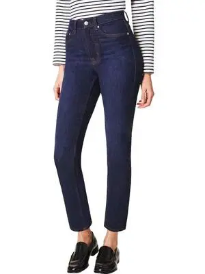 Spanx Sculpt™ Redefine Slim Straight-leg Jeans - Dark Indigo
