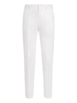 Dolce & Gabbana Tailored Linen Pants - White