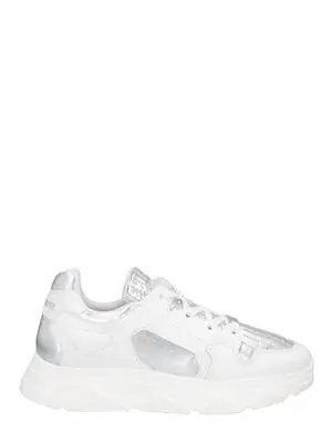 Steve Madden Leather And Textile Sneakers - White